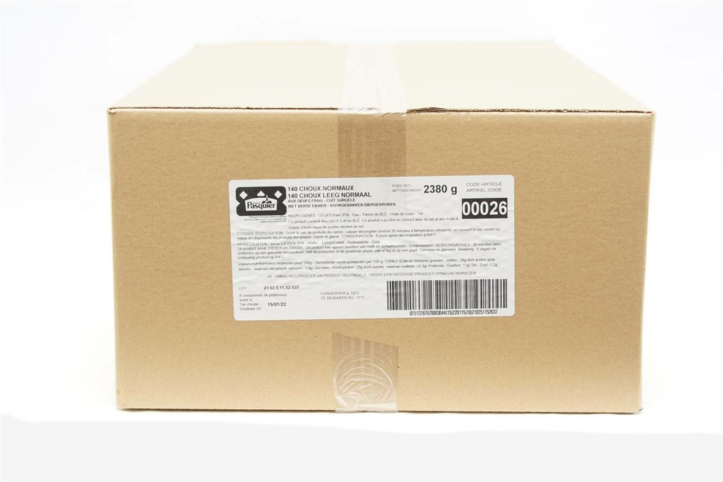 Chou 17gr normal en carton de 140 - Produits surgelés/Bases à garnir ...