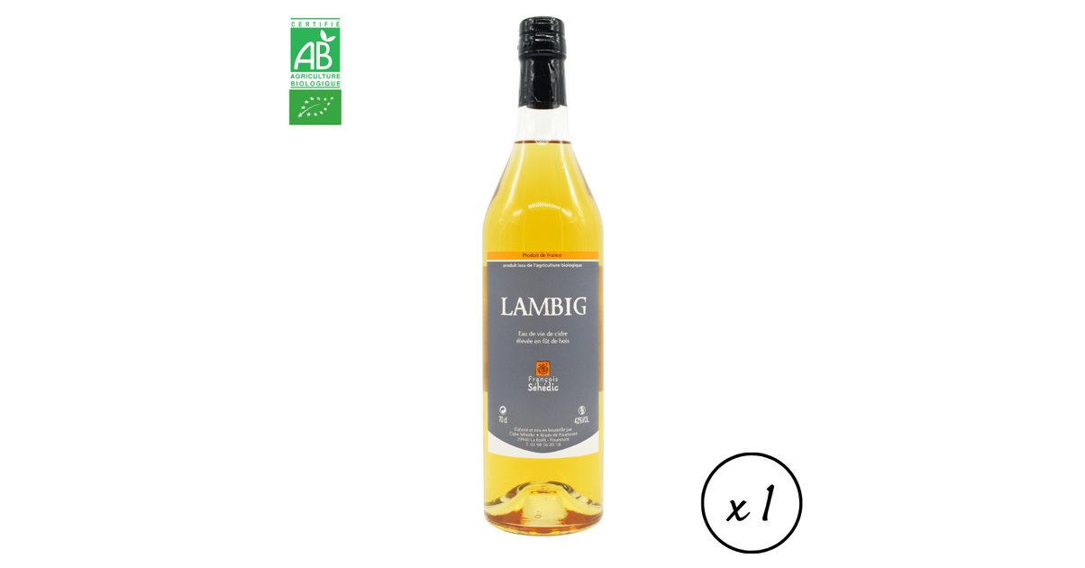 Lambig Séhédic bio - Eau de vie de Cidre - Eaux de vie de cidre bio ...