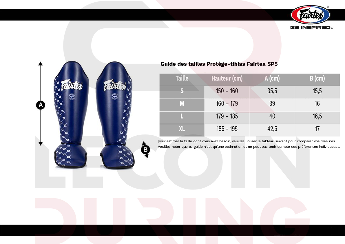 Fairtex Shin Guard Black - Protection - lecoinduring