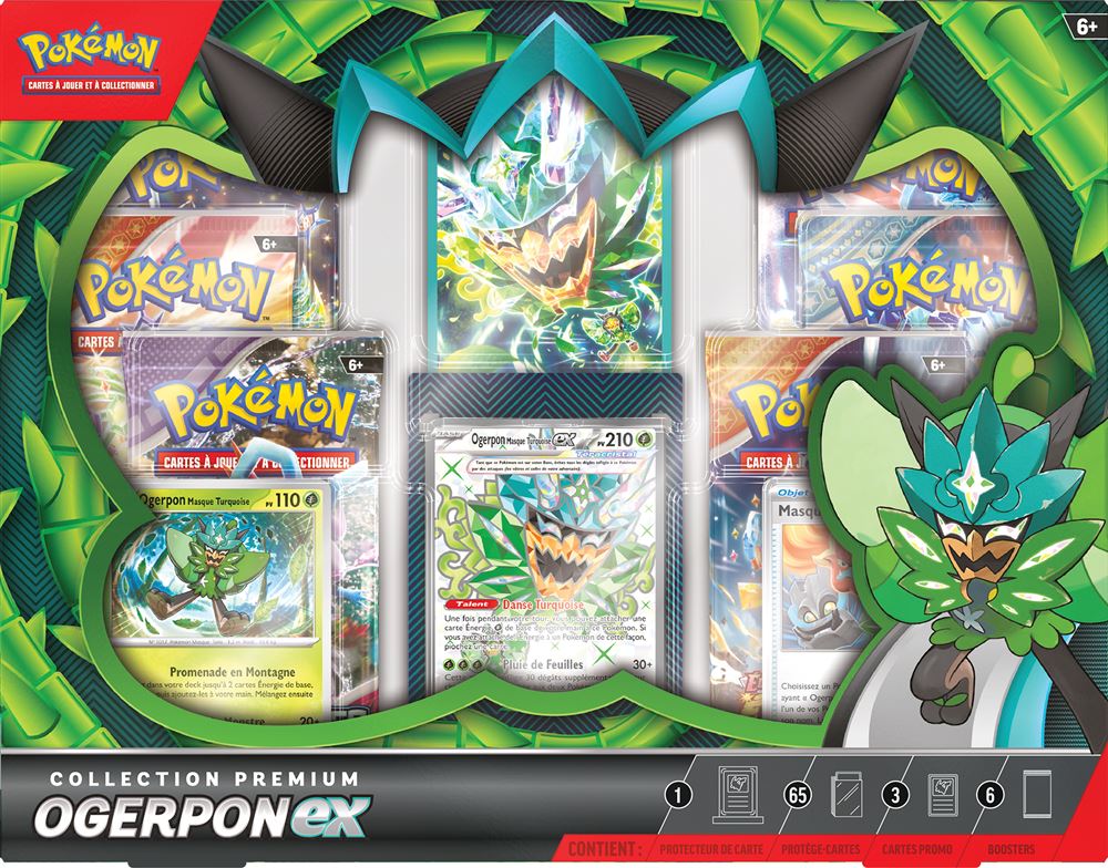 Pokémon - Coffret Collection Premium Ogerpon Ex - FR - Cartes à ...