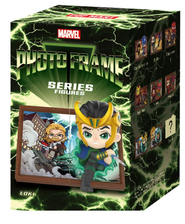 X1 Pop Mart - Marvel Photo Frame Thor Loki Series Figures - Figurines ...