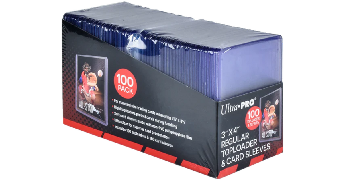 Ultra Pro REGULAR TOPLOADER 100 Protections Rigide pack de 100 Top ...