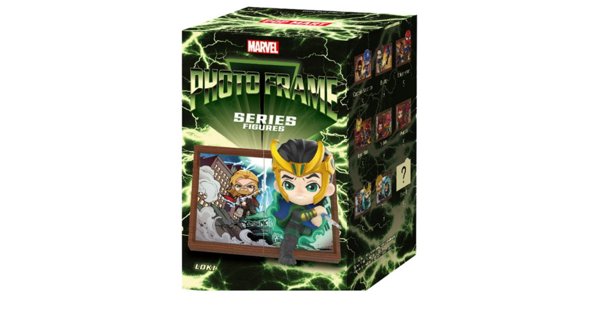 X1 Pop Mart - Marvel Photo Frame Thor Loki Series Figures - Figurines ...