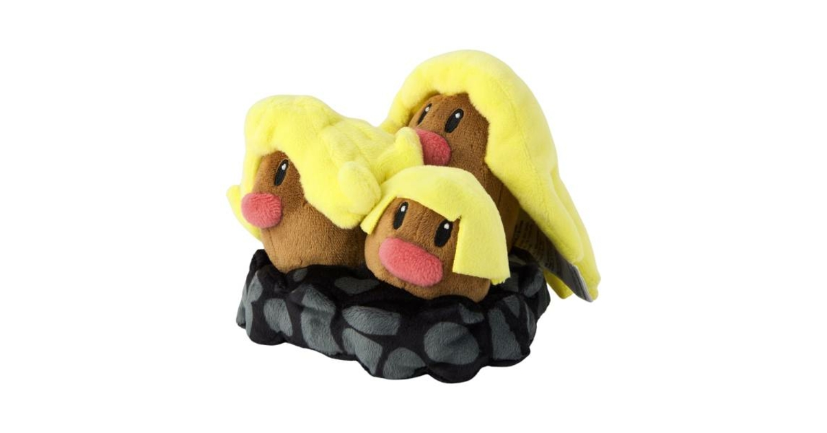 Pokémon Center - Peluche Pokémon Fit Triopikeur d'Alola - Pokémon ...