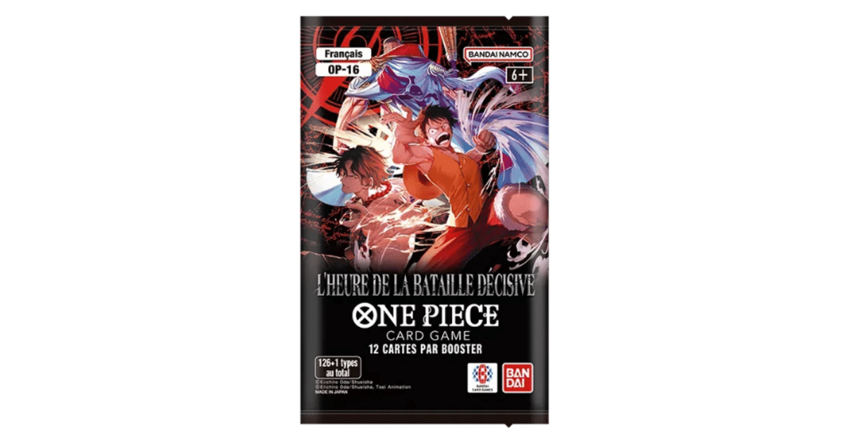 One Piece Trading Card Game - X1 Booster Blister OP-16 L'heure de la ...