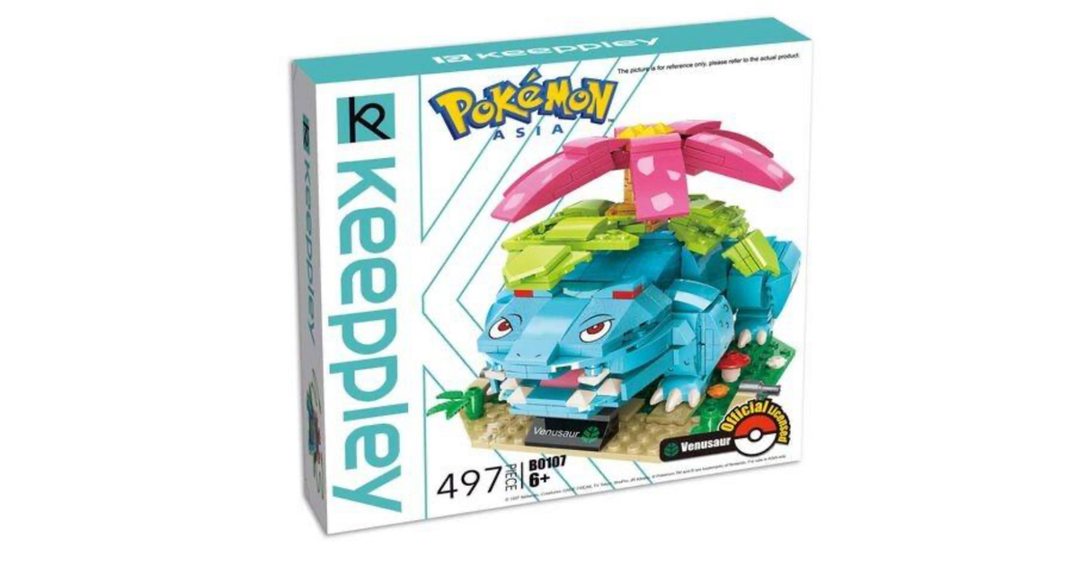 POKEMON - Florizarre - Keeppley Block - Keeppley / Nano-Block - TCG ...