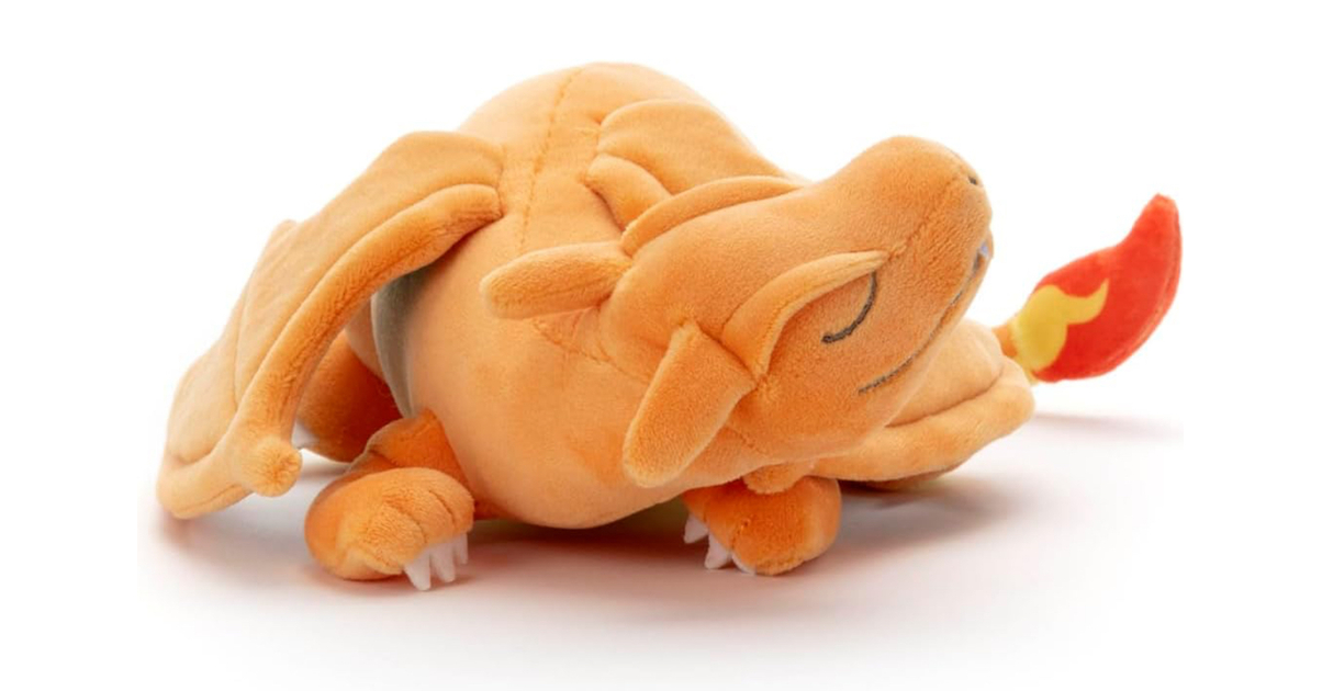 Peluche Pokémon Sleepy Dracaufeu / Charizard ≃ 20 Cm - Takara Tomy ...