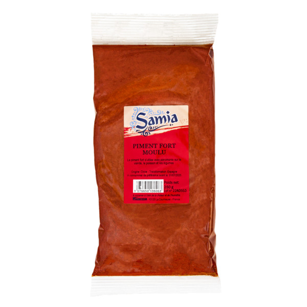 Piment fort moulu Samia - EPICES - chateau-rouge-exotique