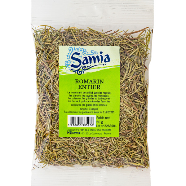 Romarin entier 50 g Samia - EPICES - chateau-rouge-exotique