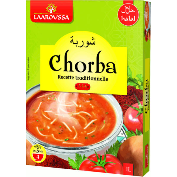 Soupe chorba marocaine 555 - SOUPE - chateau-rouge-exotique