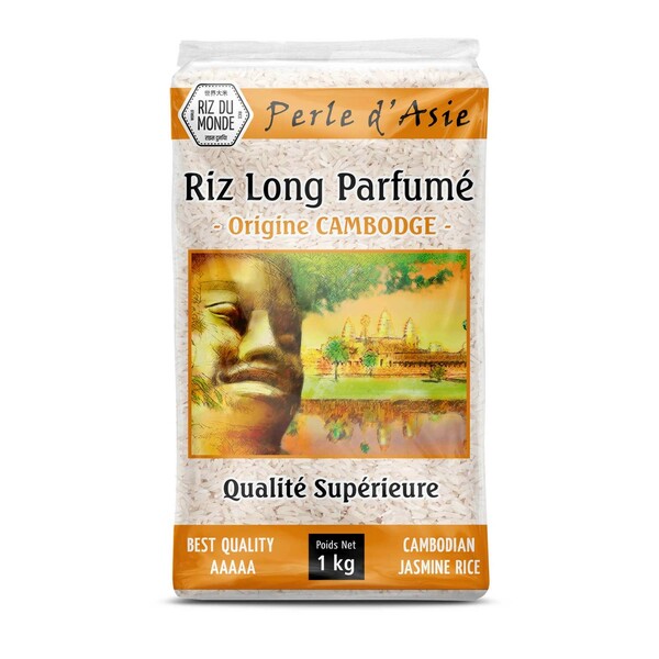 Riz long parfumé Perles d'Asie - Origine Cambodge | Qualité exceptionnelle | 10 kg