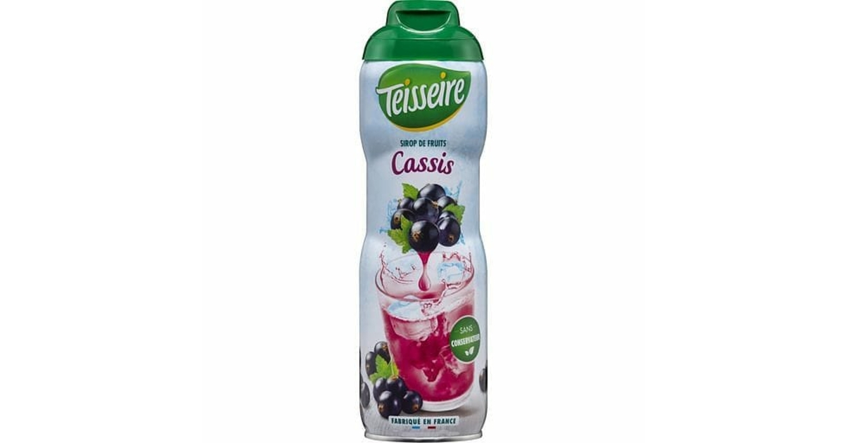 Sirop de cassis - boisson sucrer - chateau-rouge-exotique