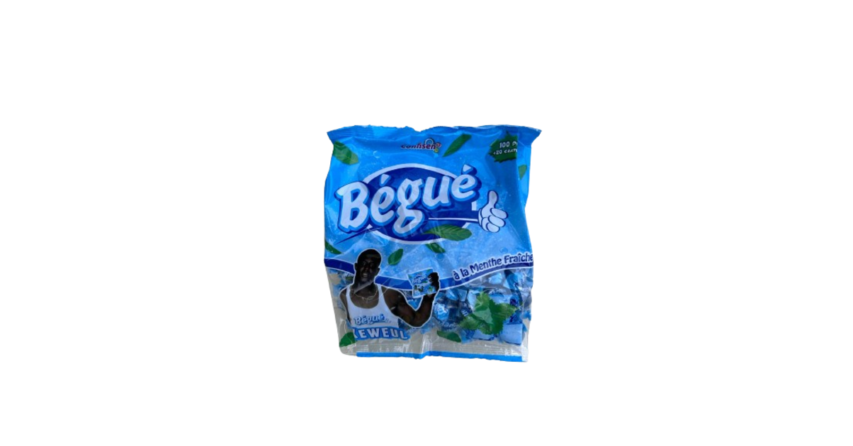 Bégué Menthe 100pcs - Le choix de la fraîcheur et de la qualité