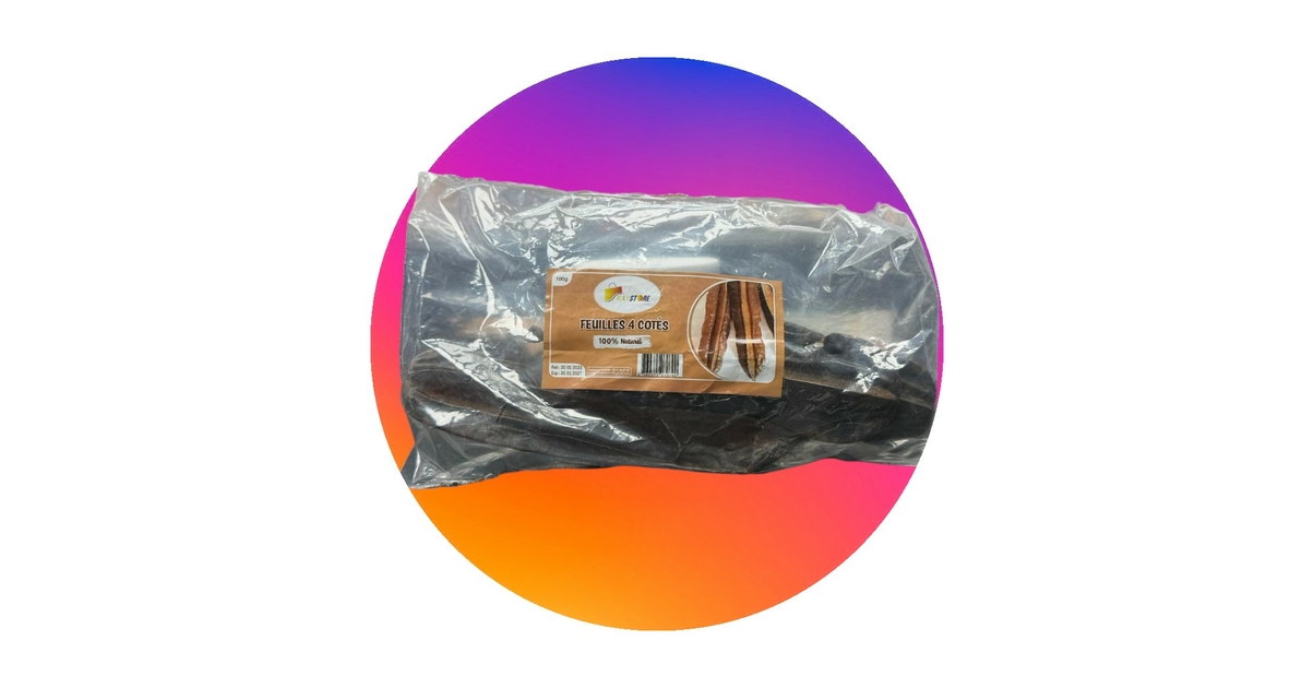 Feuilles 4 côtés 100g : Saveur authentique de la cuisine africaine
