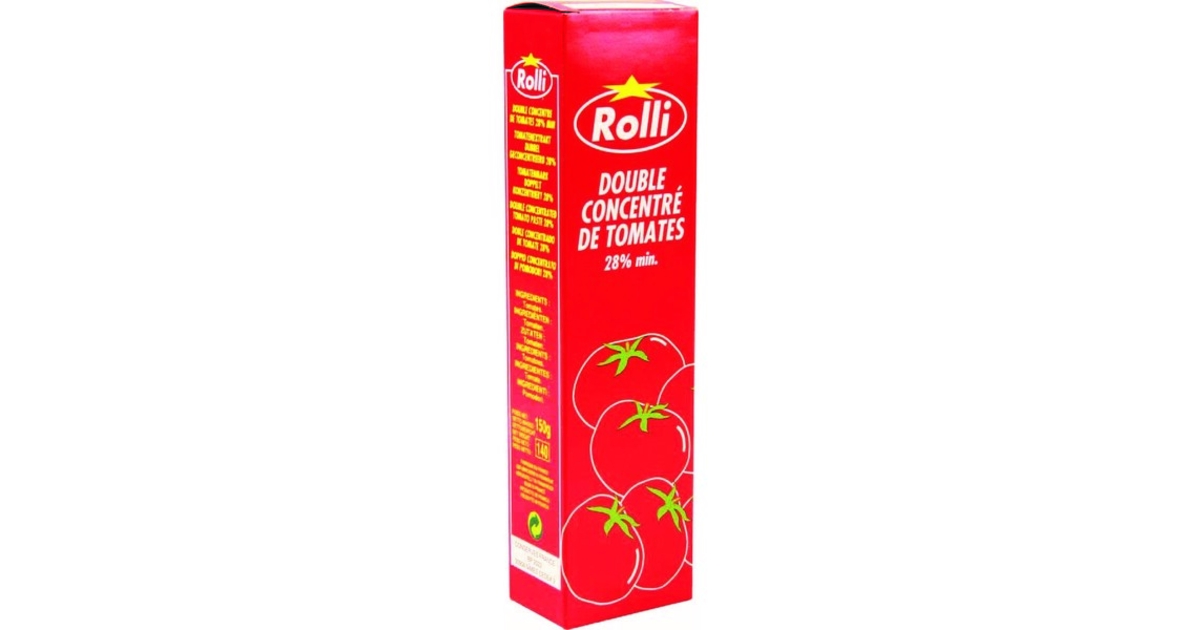 Double concentré de tomate tube 150 g Rolli - SAUCE - chateau-rouge ...