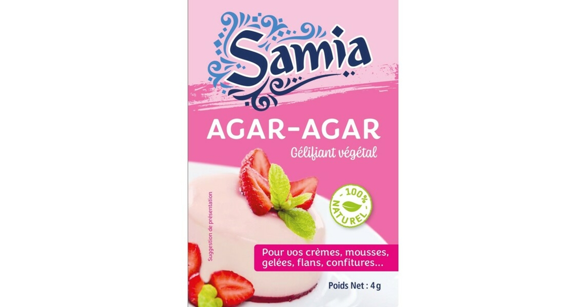 Agar-Agar 12 g Samia - SPECIALITER SUCREES - chateau-rouge-exotique