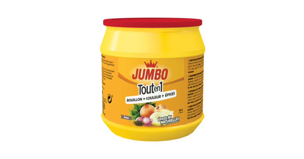 Tout en 1 Epices 500 g Jumbo - BOUILLON - chateau-rouge-exotique