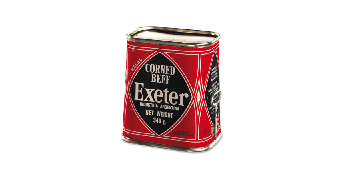 Corned beef halal 340 g Exeter - BOITE DE CONSERVE - chateau-rouge-exotique