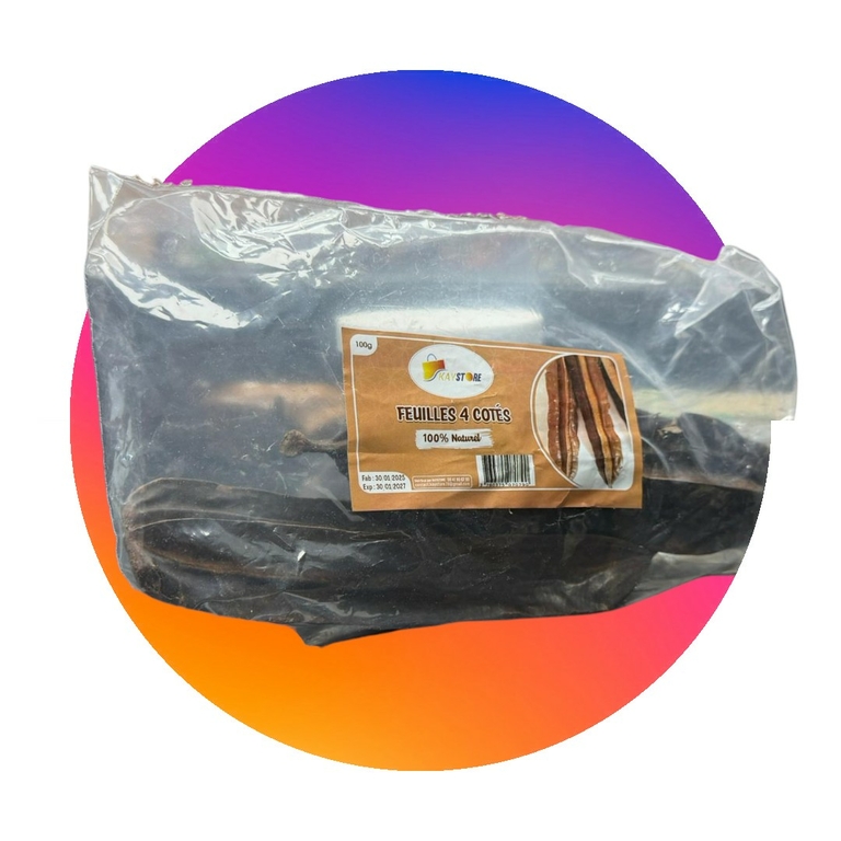 Feuilles 4 côtés 100g : Saveur authentique de la cuisine africaine