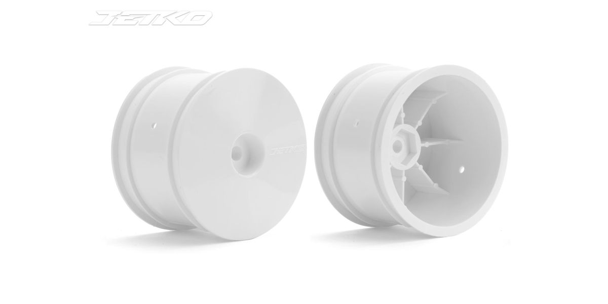 Jetko - Jantes Buggy 1:10 AR Blanches (2) - JK6114WH