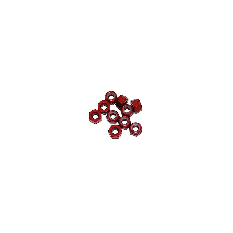 ULTIMATE - Ecrous 3mm Rouge (x10) - UR1502-R