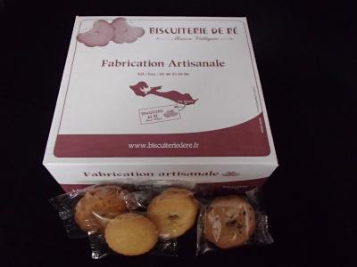 Boite en carton vrac 4 sortes de biscuits (500g) - Boîtes de biscuits ...
