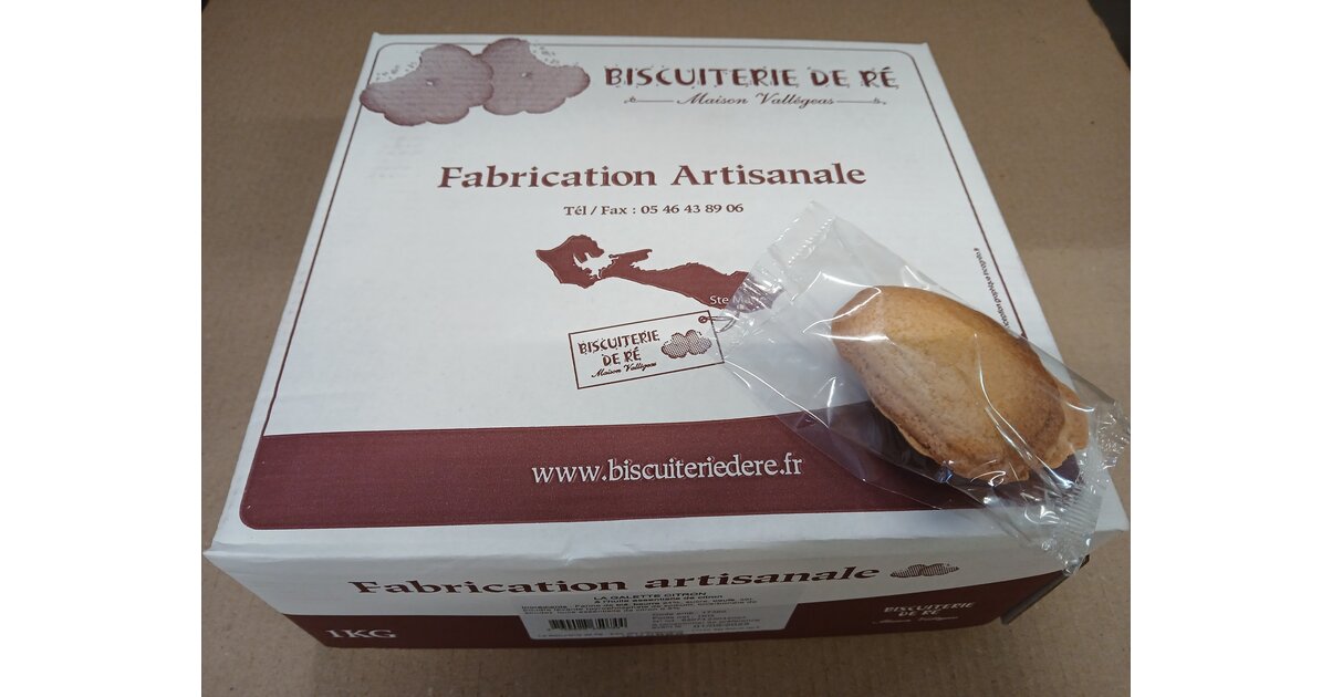 Boite vrac galette citron