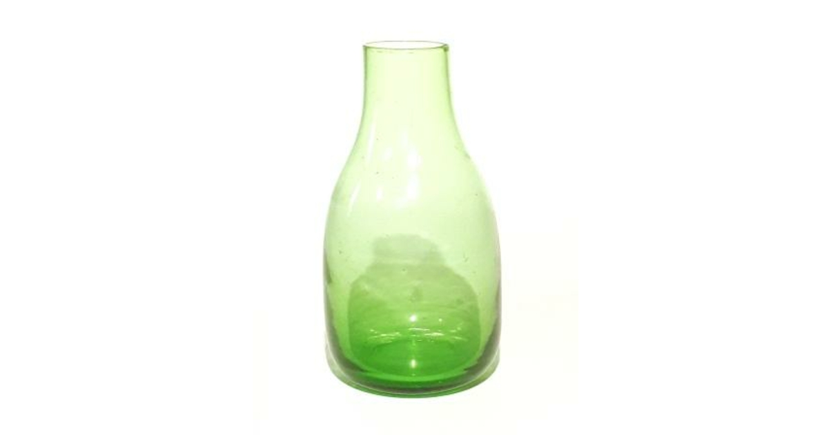 Carafe Calebasse verte, H19cm - Verre soufflé/Gamme Calebasse ...