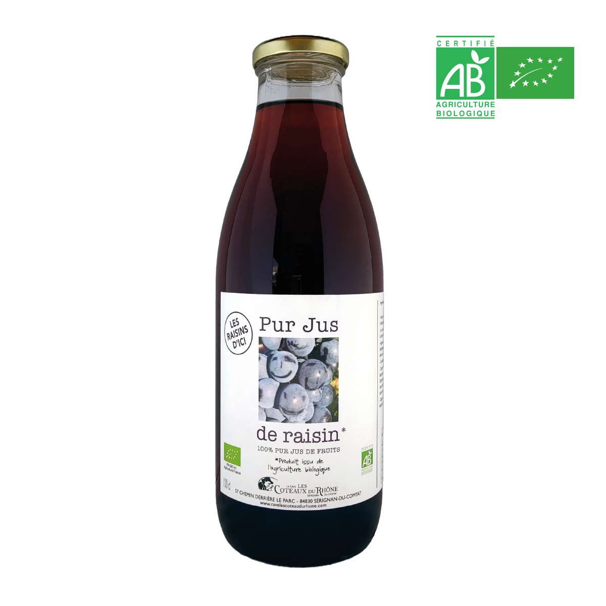 Pur jus de raisins bio