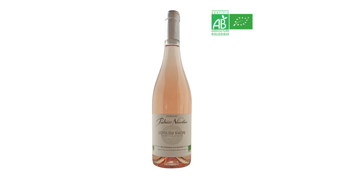AOP Côtes du Rhône BIO Rosé Domaine Patrice Nicolas 2025 - 75 cl - Vins ...