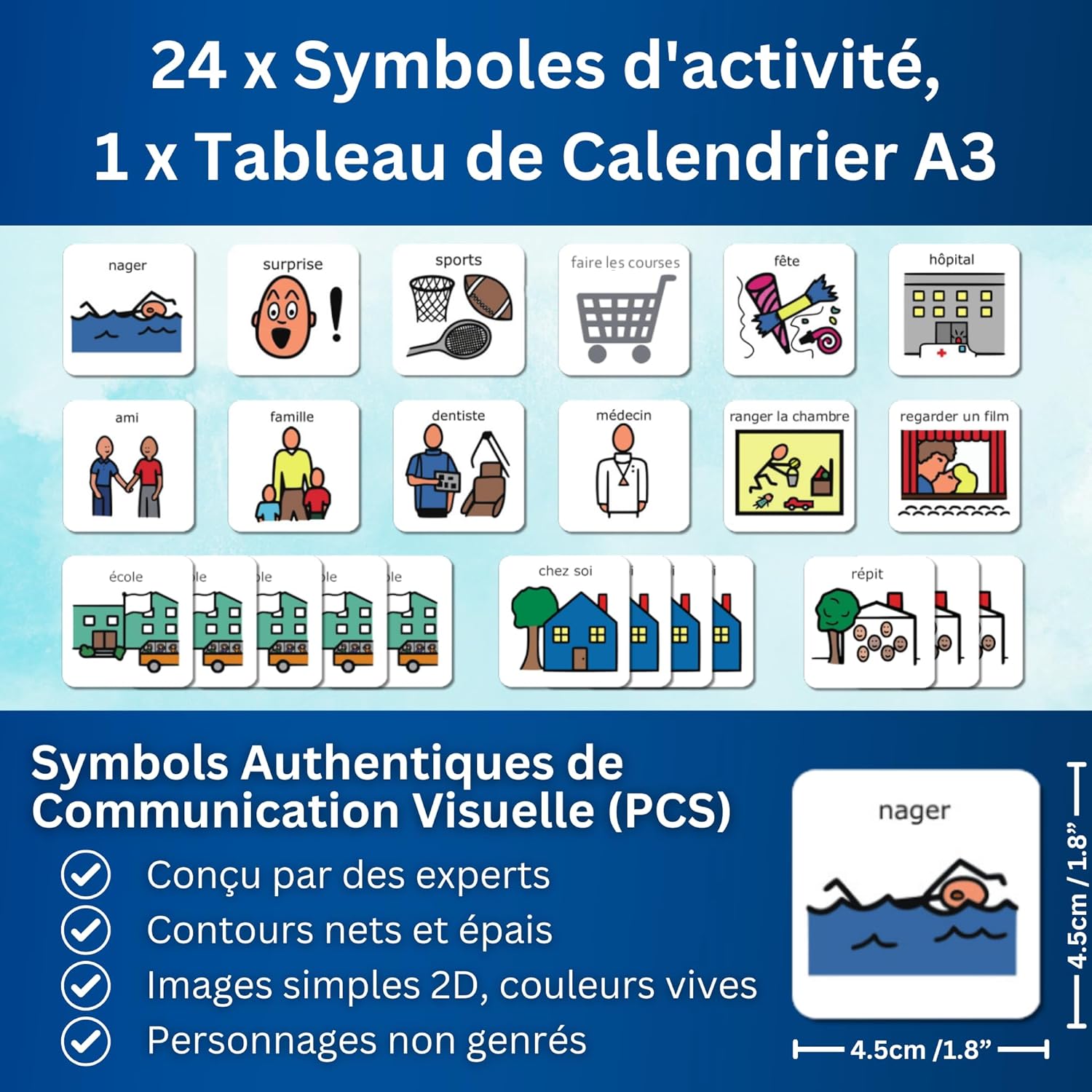 Calendrier hebdomadaire pour enfants routine et emploi du temps