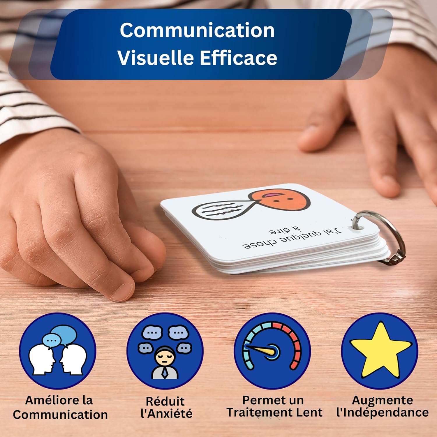 16 Pictogrammes Porte-clés Communication Non Verbale Autisme