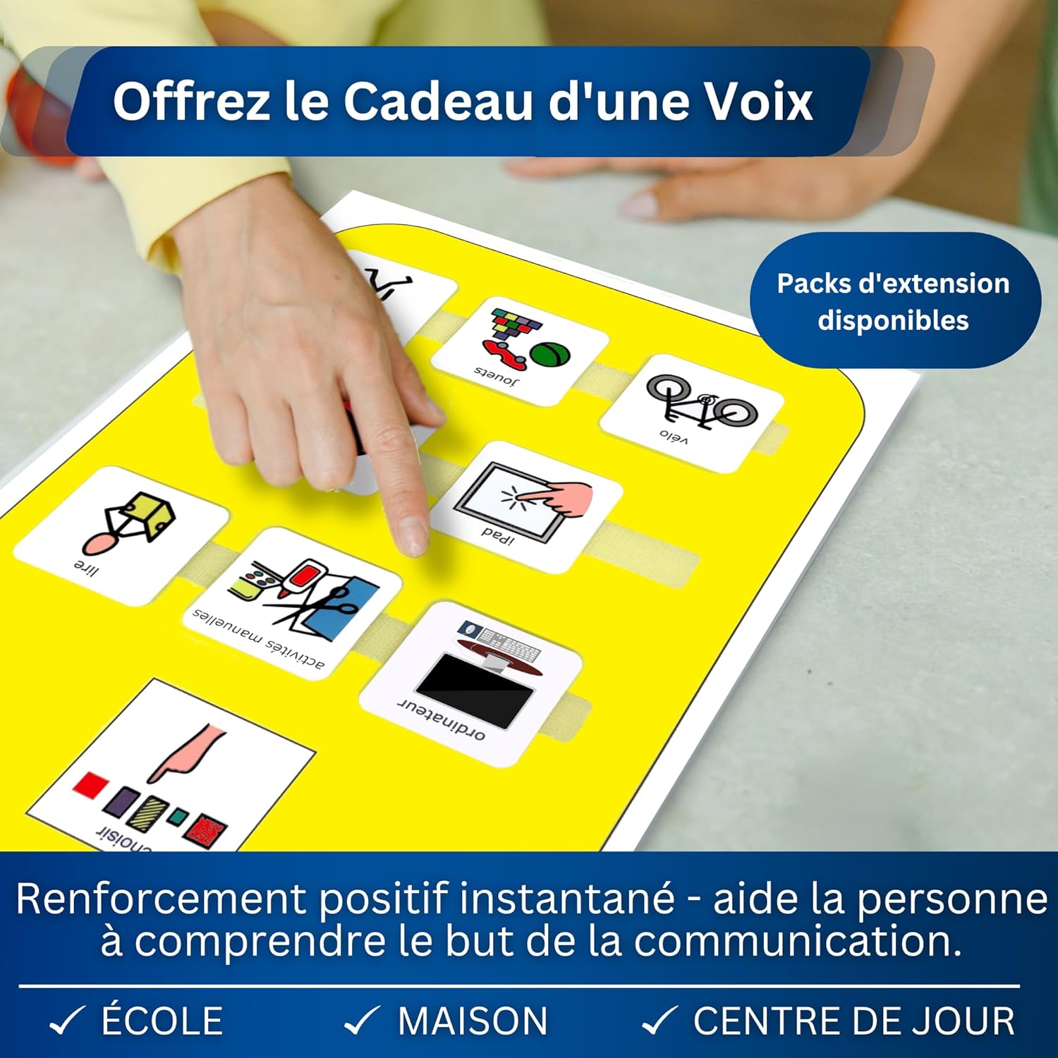 Tableau de communication non verbal pour l'autisme et les TSA