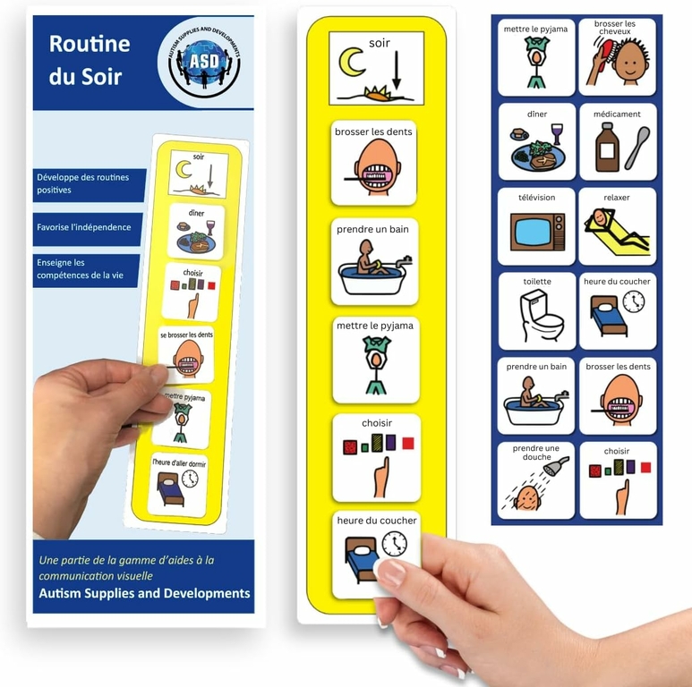 Routine du soir pour un coucher apaisé pour les enfants autistes