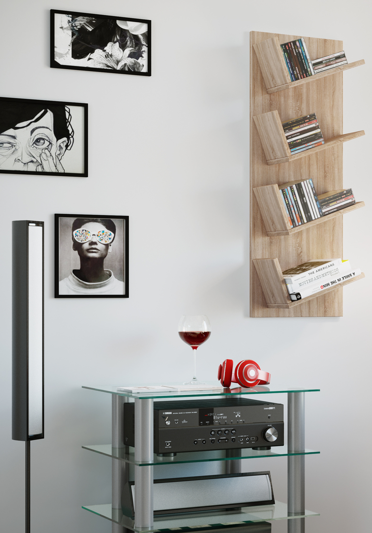 Découvrez l'étagère murale pour livres Lansi et apportez une touche d ...