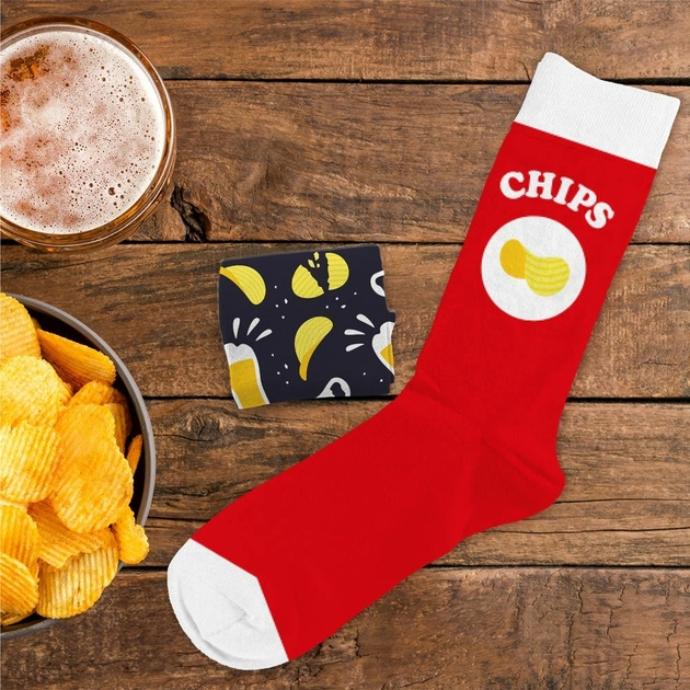 Chaussette duo chips apéro - Accessoires/Chaussettes & Chaussons ...