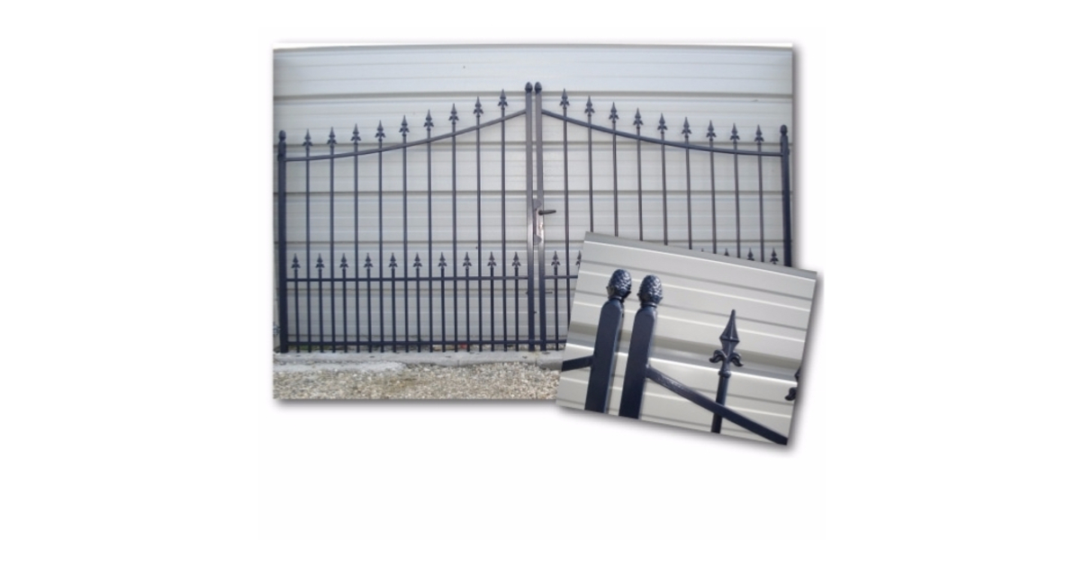 Portillon fer galvanisé "MARANELLO" - Lg. 100 cm.