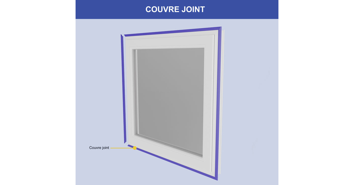 Couvre joint PVC chêne : finition propre pour vos menuiseries