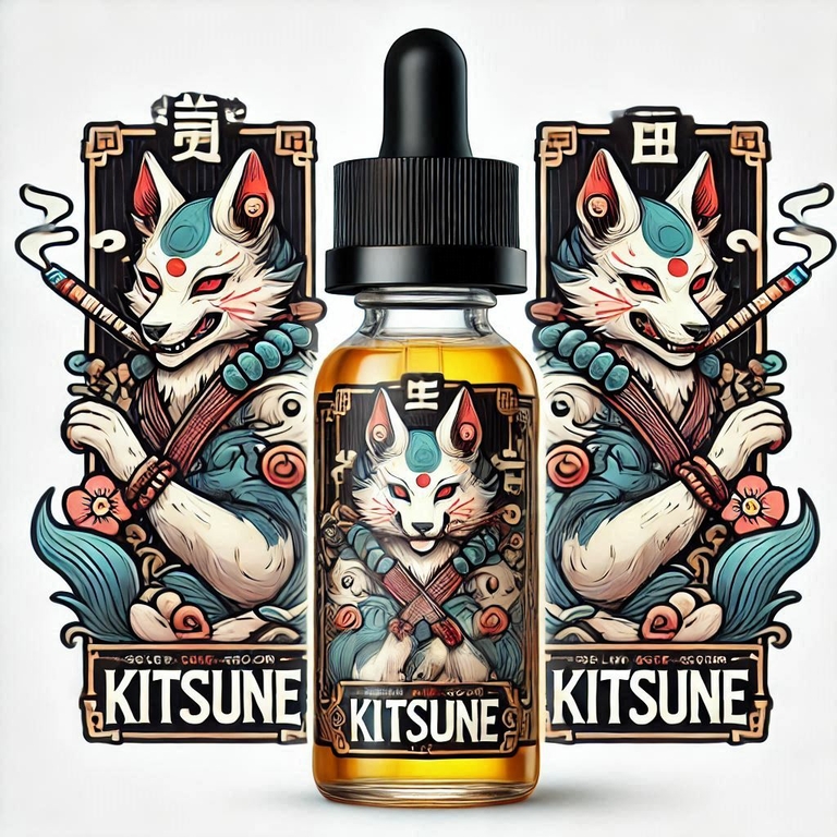 KITSUNE Vape juice - Le Secret du Renard à 9 queues! Votre vape ne sera ...
