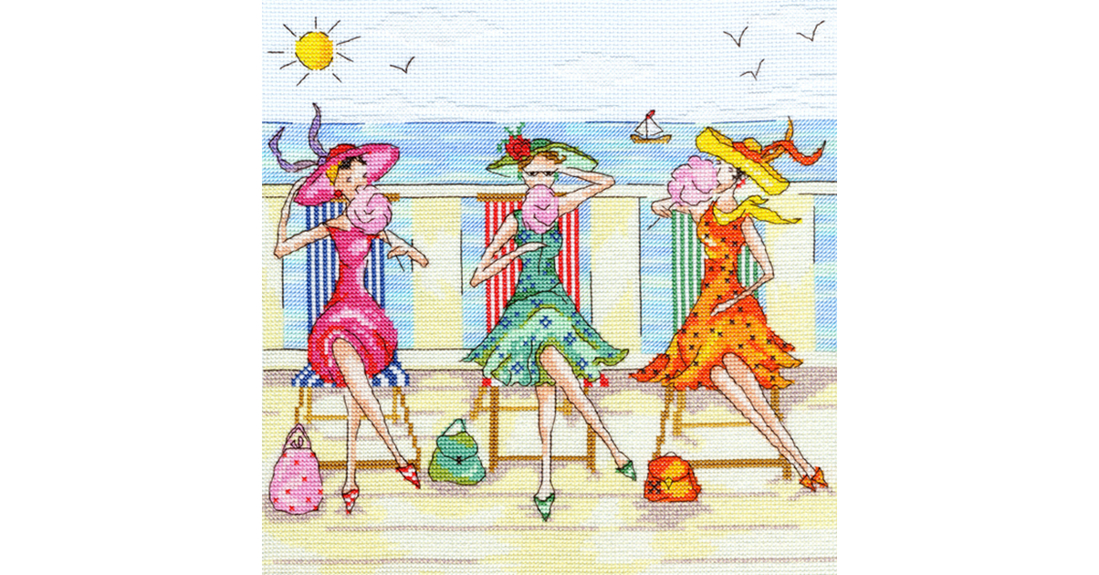 Broderie Point de croix Dessert Alfresco - Bothy Threads - Code Bothy ...