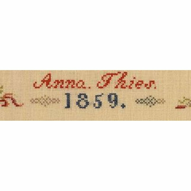 Permin - 39-5301 - kit lin - Sampler Anna Thies 1859