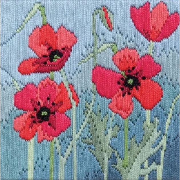 Bothy Threads SLS15 Coquelicots kit point lancé