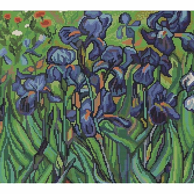 Luca-S B444 Les Iris d après Van Gogh