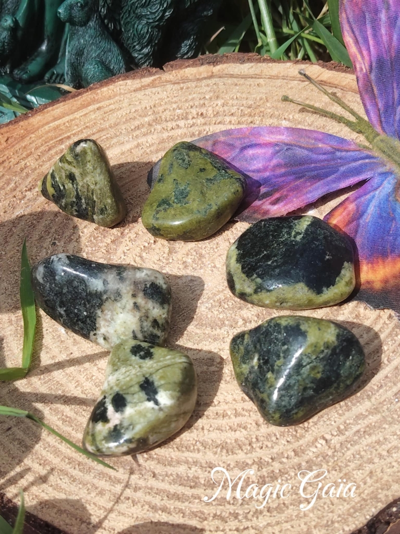 Serpentine ( pierre roulée ) - Pierres Roulées - MAGIC GAÏA