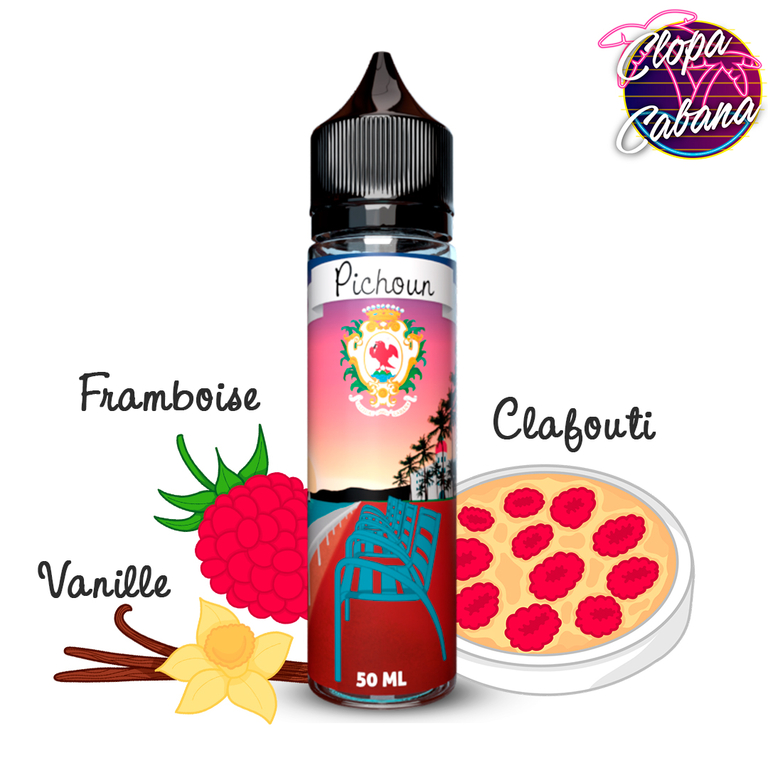 Pichoun 50ml - Clopa Cabana (+1 Booster Offert !) - E-liquides - Clopa ...