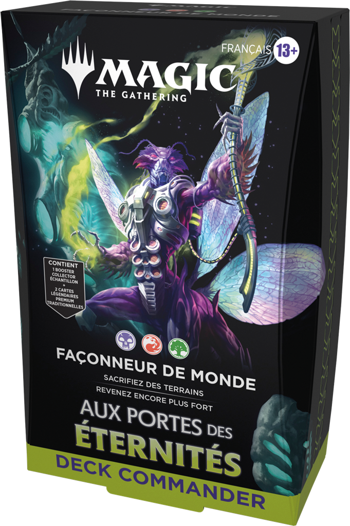 MTG: Edge of Eter. Commander Decks FR : FACONNEUR DE MONDE - MTG/EDGE OF ETERNITIES - LE TEMPLE ...