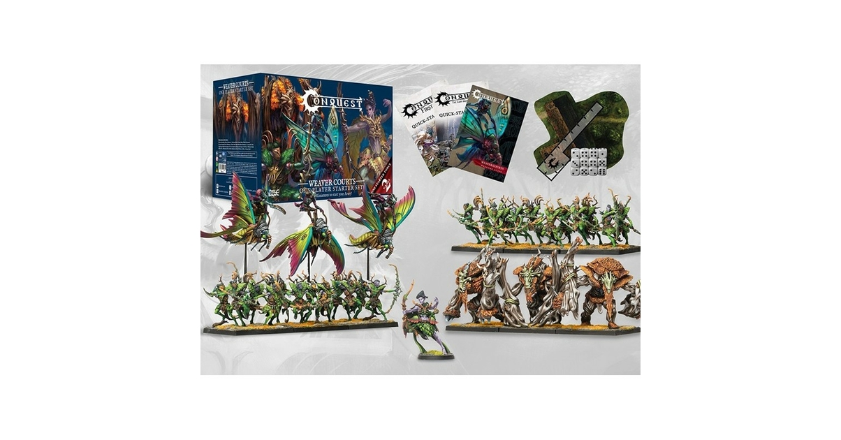 Conquest - Weaver Courts : 1 player Starter Set - CONQUEST/Weaver ...