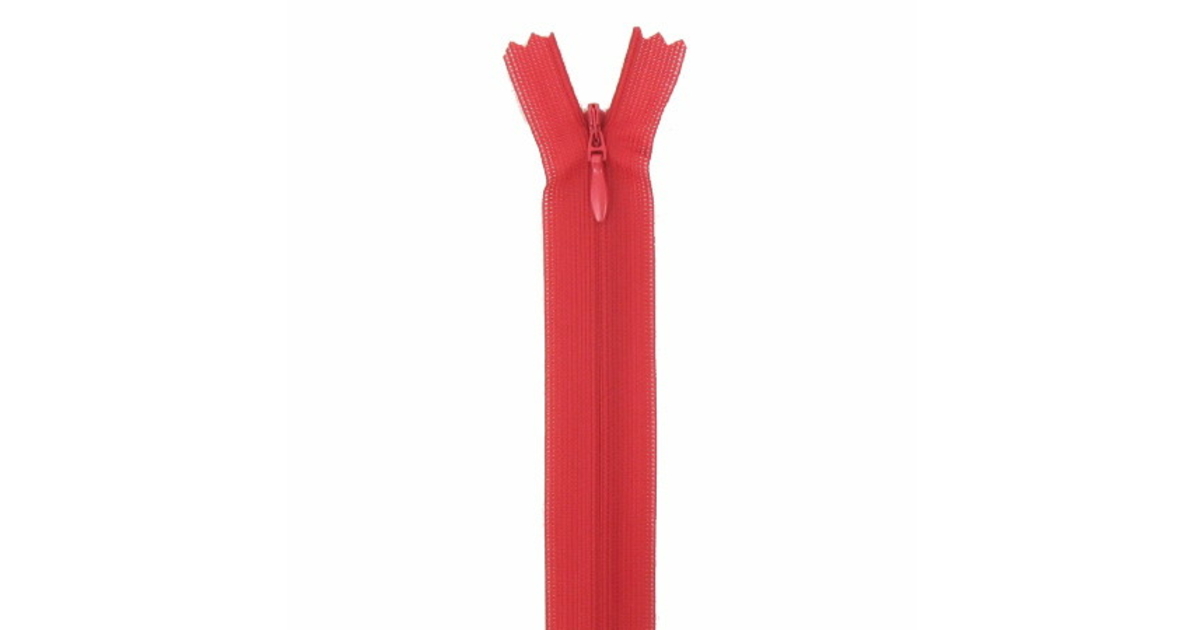 Fermeture éclair invisible 60 cm rouge – Zip discret pour robe et ...