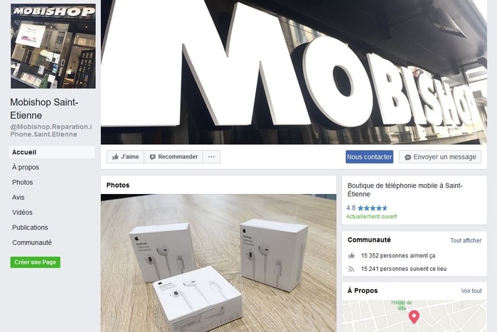 Mobishop votre spécialiste Apple iPhone iPad Macbook à Saint-Etienne