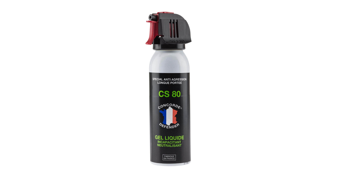 Aérosol GEL CS 80 - 100 ml - Admin - armurerie-meneux